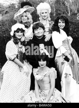 The Benny Hill Girls, Sue Upton (wearing bikini) and Gee Newton ...