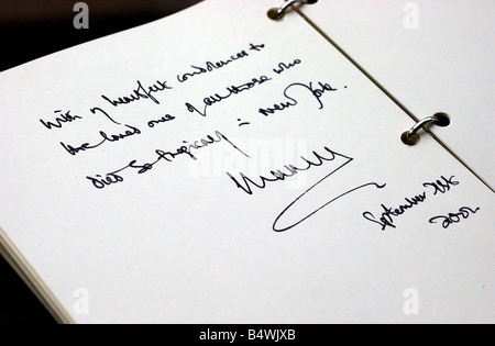 Prince Charles signature Stock Photo - Alamy