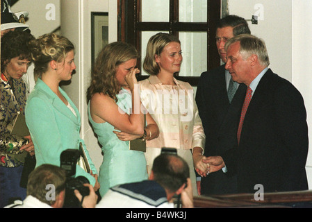 Outgoing Hong Kong Governor Chris Patten and his wife Lavender tour ...