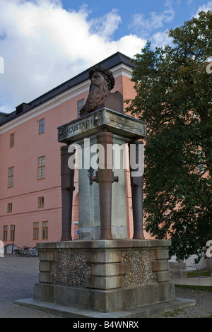 Sweden, Uppsala, Castle, Gustav Vasa statue Stock Photo - Alamy