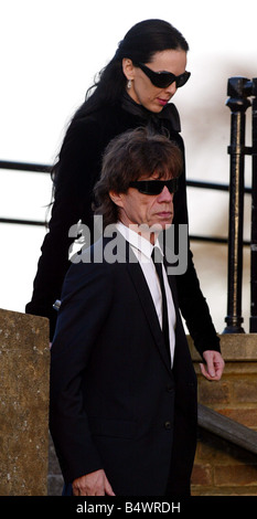 Mick Jaggers Fathers Funeral November 2006 Mick Jagger at the funeral ...