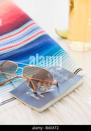 Summer objects for vacation Stock Photo - Alamy