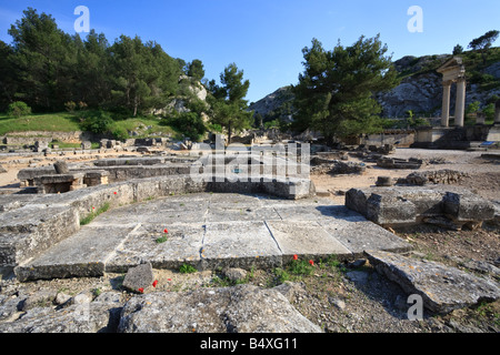 Glanum ancient ruins Provence France Stock Photo - Alamy