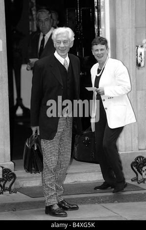 Ian McKellen and wife attending 10 Downing Street July 1997 as guests ...