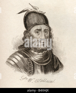 An engraving of Sir William Wallace, Guardian of Scotland scanned at ...