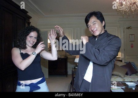 Mirror video critic Jessica Mellor August 2002 with Martial Arts actor ...