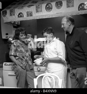 Fanny Craddock's Kitchen;Right Johnny Craddock with pupil cook John ...