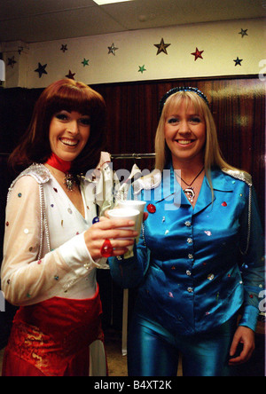 BJORN AGAIN ABBA tribute band July 1999 Agnetha Falstart played by ...