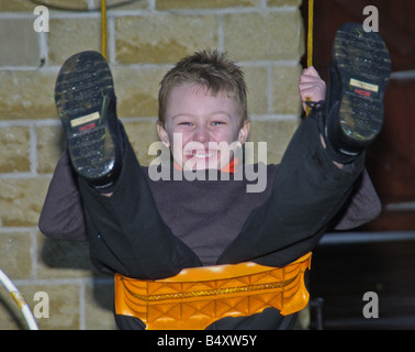 Jacob Murphy aged 5 at home in Brighouse West Yorkshire His mum Susan ...