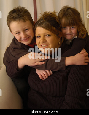 Jacob Murphy aged 5 at home in Brighouse West Yorkshire His mum Susan ...