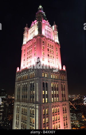 Woolworth Building at night, New York City Stock Photo - Alamy