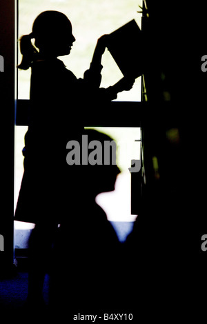 Pupils in the school library at Joseph Swan School Stock Photo - Alamy