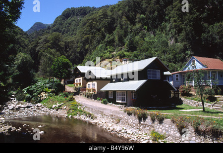 Hotel Peulla, Chile Stock Photo - Alamy