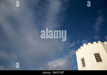 crennelated tower at dominican college convent at portstewart northern ...