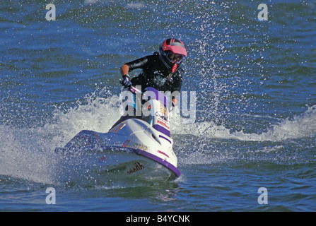 Girls on jetski Stock Photo - Alamy