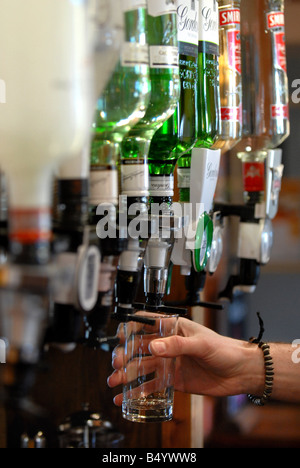 PUB BAR SPIRITS OPTICS ALCOHOL DISPLAY MEASURE BOTTLES BAR Variety of ...