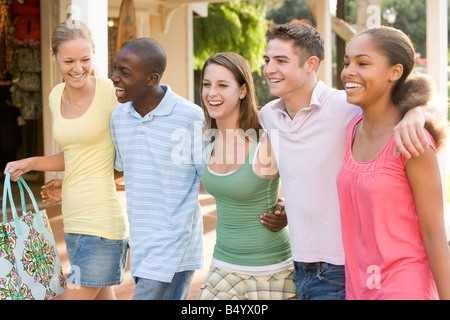 A group of 14 15 year old teenage girls friends with attitude together ...