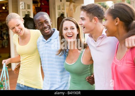A group of 14 15 year old teenage girls friends with attitude together ...