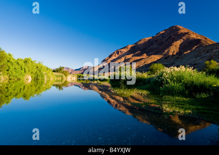 Oranje River, landscape, Richtersveld National Park, Northern Cape ...