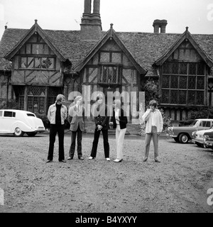 The Bee Gees pop group 1968 Robin Gibb 18 marries Molly Hullis 21 at ...