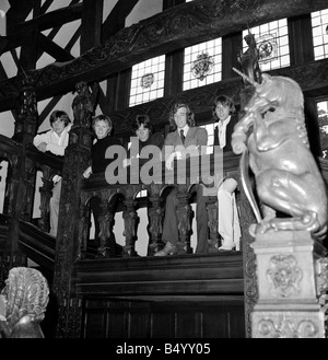 The Bee Gees pop group 1968 Robin Gibb 18 marries Molly Hullis 21 at ...