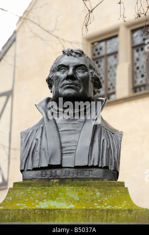 Portrait of Martin Luther, Portrait bust in oval by Martin Luther, held ...
