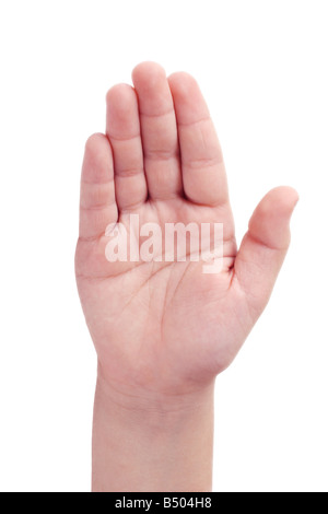 Child right hand palm Stock Photo - Alamy