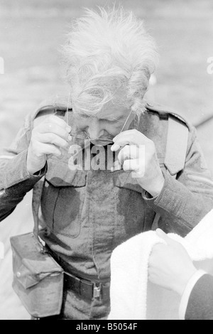 Filming of the BBC television series Dads Army showing a scene in the ...