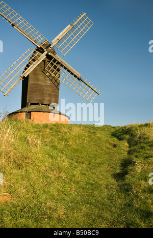 Brill windmill: Traditional wood and brick windmill in the ...