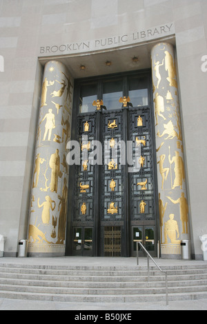 The main branch of the Brooklyn Public Library on Grand Army Plaza in ...