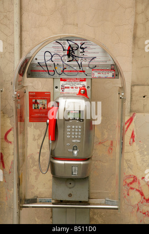 Florence, Italy: Public Telephone Box at Florence, the capital city of ...