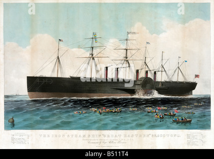SS Great Eastern Stock Photo - Alamy