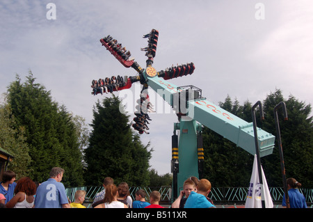 The Samurai ride at Thorpe Park Stock Photo - Alamy