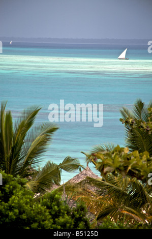 Sailing Dow in Zanzibar Stock Photo - Alamy