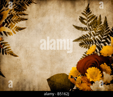 Vintage flowers background Stock Photo - Alamy