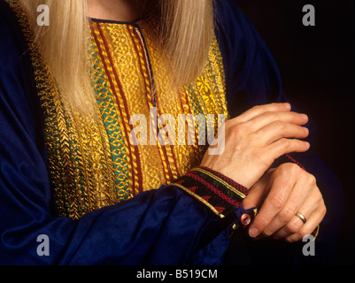 Pakistani Crafts hand embroidery detail of dress embroidered in gold ...