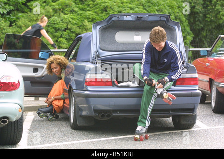 Spice Girl Mel B June 2001 is pictured with her boyfriend actor Max ...