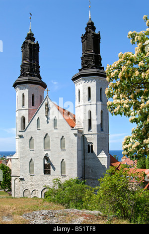 Dom Church in Visby on Gotland Stock Photo - Alamy