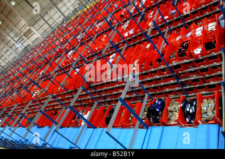 Retail clothing distribution warehouse facility Stock Photo - Alamy