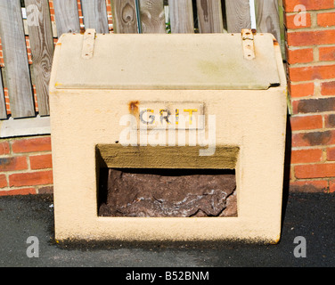Road salt bin Stock Photo - Alamy