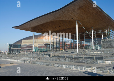 Welsh Assembly Government Senedd Building Cardiff Bay Stock Photo - Alamy