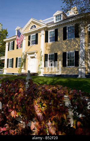 Historic Henry Wadsworth Longfellow House in Cambridge Massachusetts ...