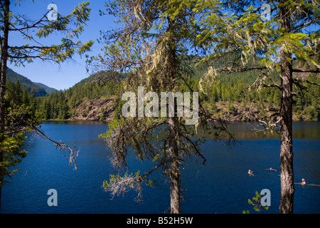 Desolation Sound, British Columbia: Cassel Falls in Teakerne Arm of ...