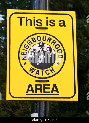 Neighbourhood watch area Stock Photo - Alamy
