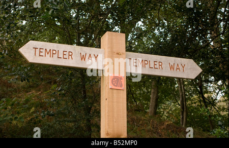 Templer Way signpost Stock Photo - Alamy