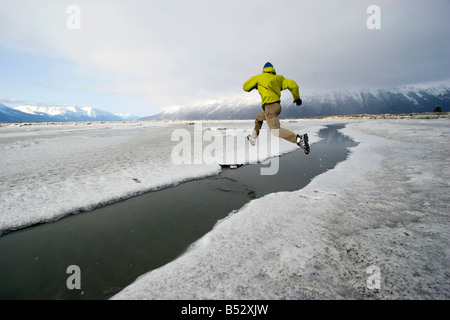 Turnagain Arm in Winter Stock Photo - Alamy