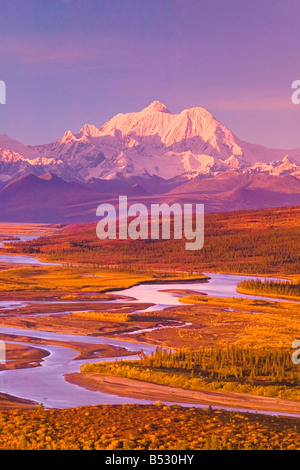 Mount Hess Deborah near the headwaters of the Susitna River Alaska ...