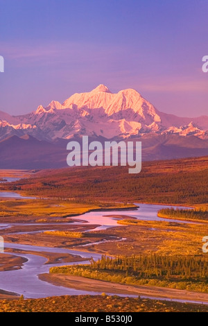 Mount Hess Deborah near the headwaters of the Susitna River Alaska ...