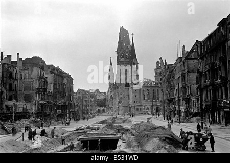 General views of Berlin following the Occupation of the British sector ...
