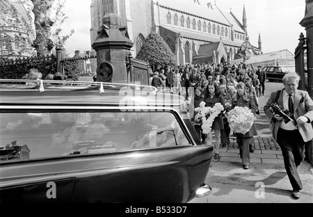 Northern Ireland May 1972. The funeral of John Starrs a member of the ...